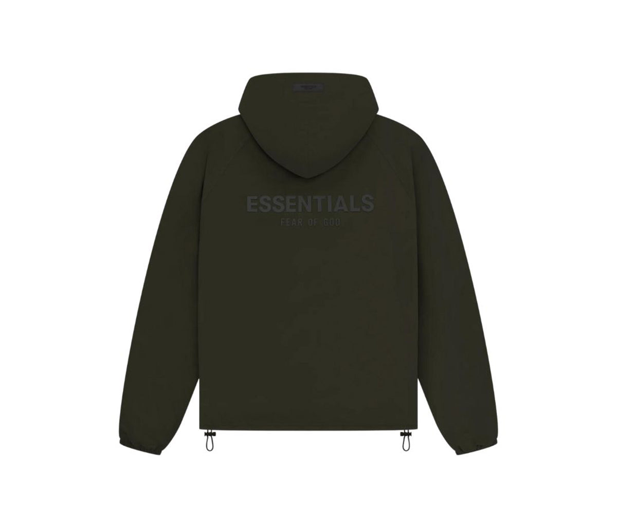 Fear of God Essentials Full Zip Jacket Off Black – Section Store