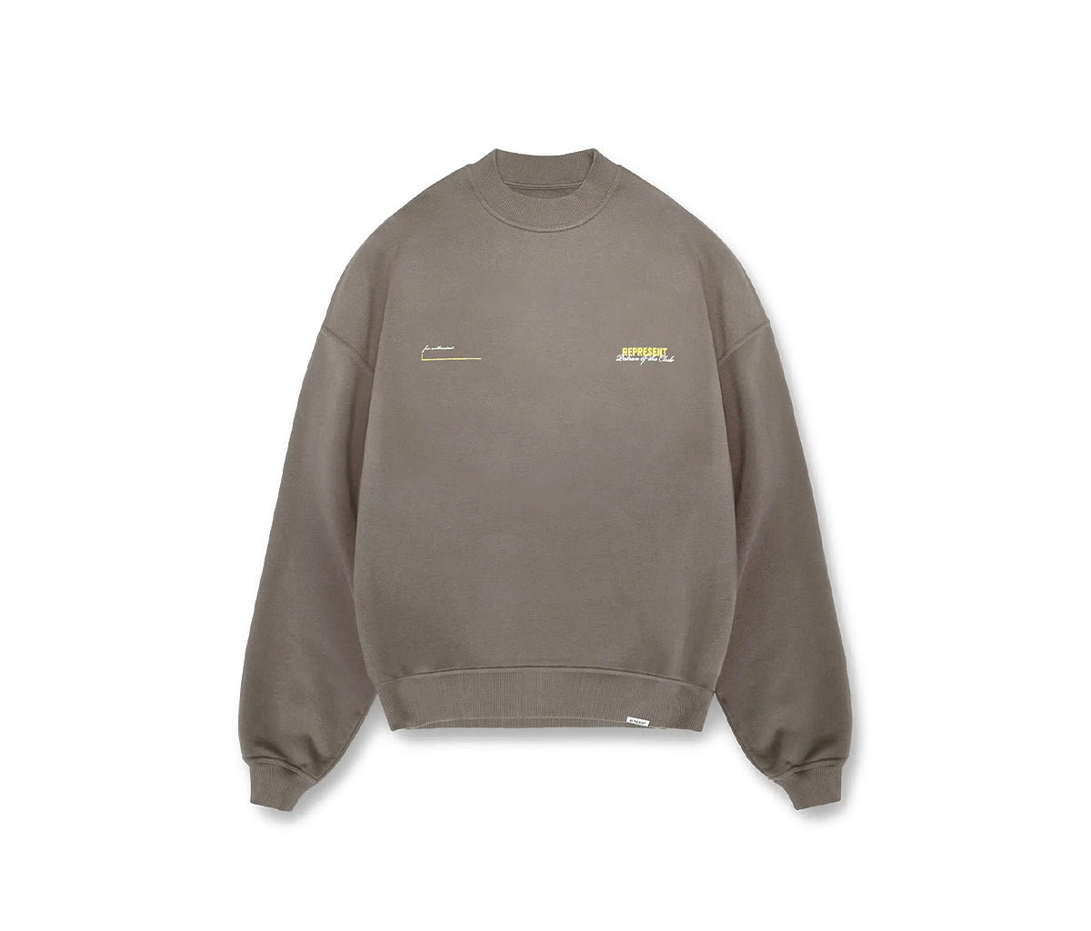 Represent Patron Of The Club Sweater Washed Olive – Section Store