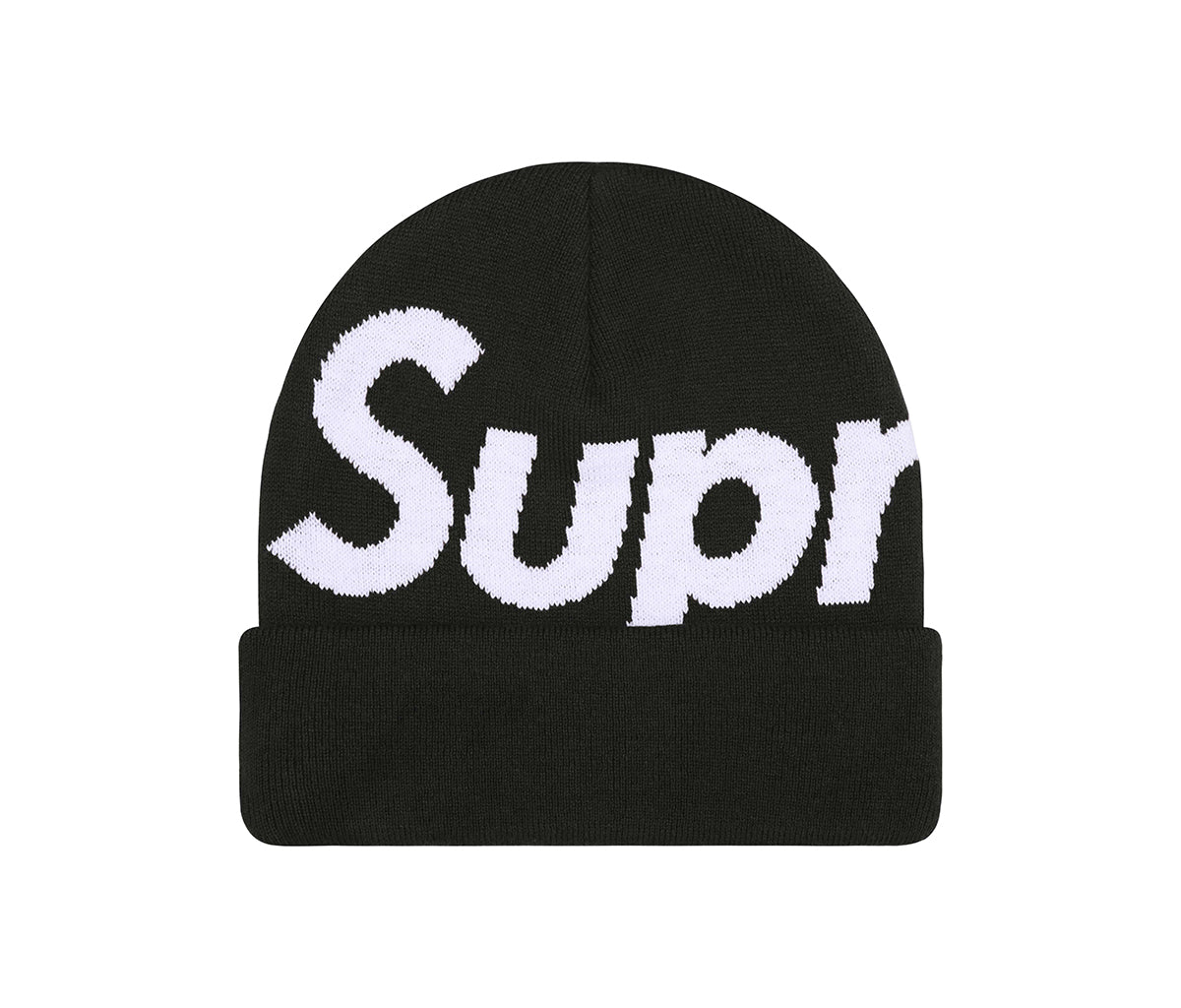 Supreme Big Logo Beanie Black (2025) – Section Store