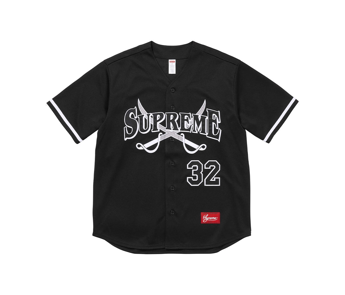Supreme Swords Baseball Jersey Black – Section Store