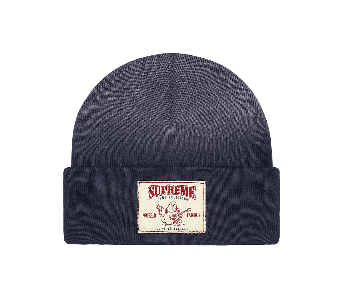 Supreme True Religion Beanie Navy – Section Store